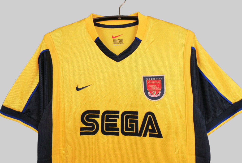 Arsenal 'Henry 14' 1991-2000 'Sega' Premier League Retro Jersey - Retro ...